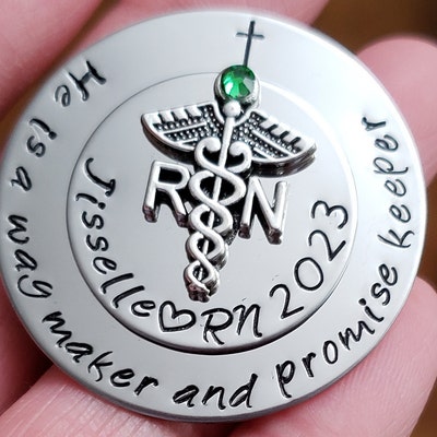 Personalized Pin for RN / Rn Gift /bsn Pin/ Nursing Student Gift ...