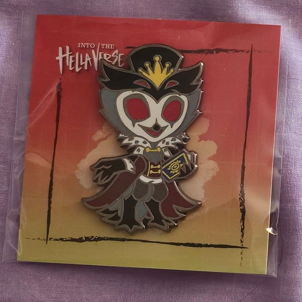 Stolas / Hellaverse Fanmerch / Hazbin Hotel Pins / Black Plated Hard ...