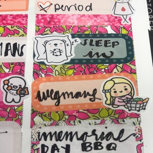 Pack Orders Planner Stickers Kawaii Planner Stickers Cute | Etsy