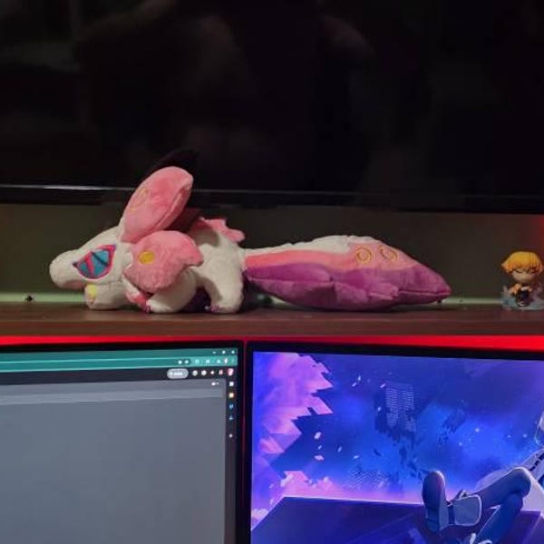 Monster Hunter Mizutsune Plush Doll Bubble Fox Dragon Cotton Toy MH MHR ...