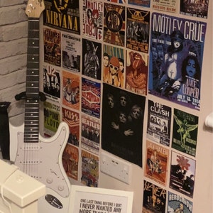 80s Music Posters 80's Album Prints 100 High Res Images - Etsy