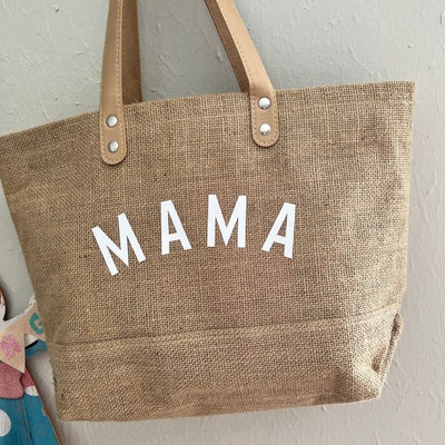 Mama Bag Mom Tote Bag Mom Beach Bag Mom Carryall Bag Gift for Mom ...