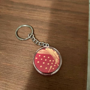 Staph Aureus Petri Dish Keychain / Microbiology Agar Art / Bacteria ...