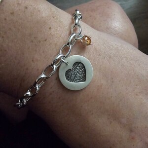 Sterling Silver Fingerprint Ring Custom Personalized Jewelry Memorial ...