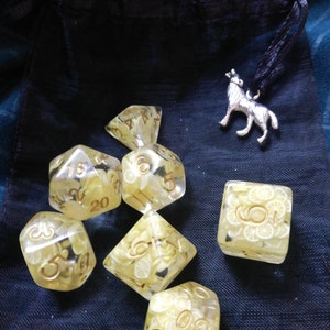7 Lemon DND Dice Dungeons and Dragons RPG Tabletop Board Games Spring ...
