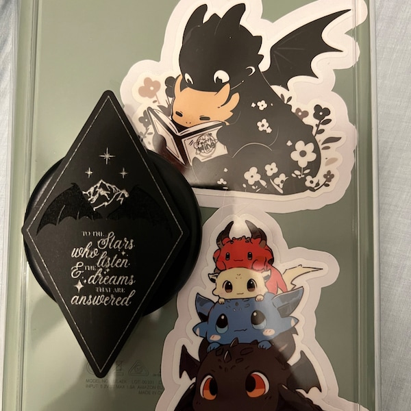 Fourth Wing Chibi Dragons Sticker | Tairn, Sgaeyl, Andarna and Deigh - Etsy