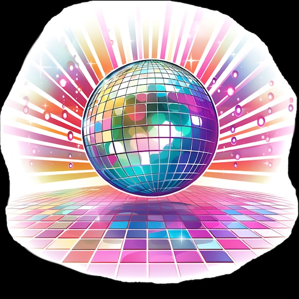 Disco Lights Clipart, Disco Light Png, Disco Clipart, Disco Ball, Music ...
