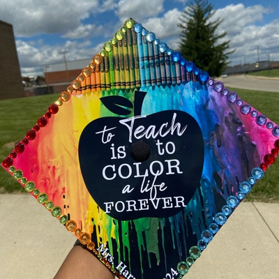 Custom Memorial Graduation Cap Topper, I Did It for Them Cap Decoration ...
