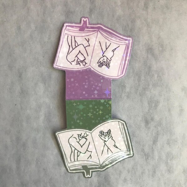 Holographic Magnetic Smut Spicy Reader Bookmark Matching Sticker ...