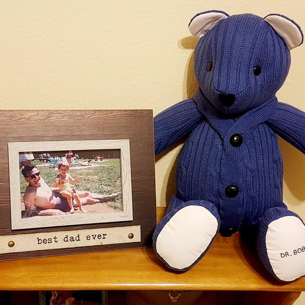 Memory Lion Made From Loved Ones Clothing Memory Lion Keepsake Shirt ...