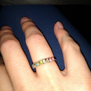 Diamond Splinter Ring / Salt and Pepper Diamond Ring / Raw - Etsy