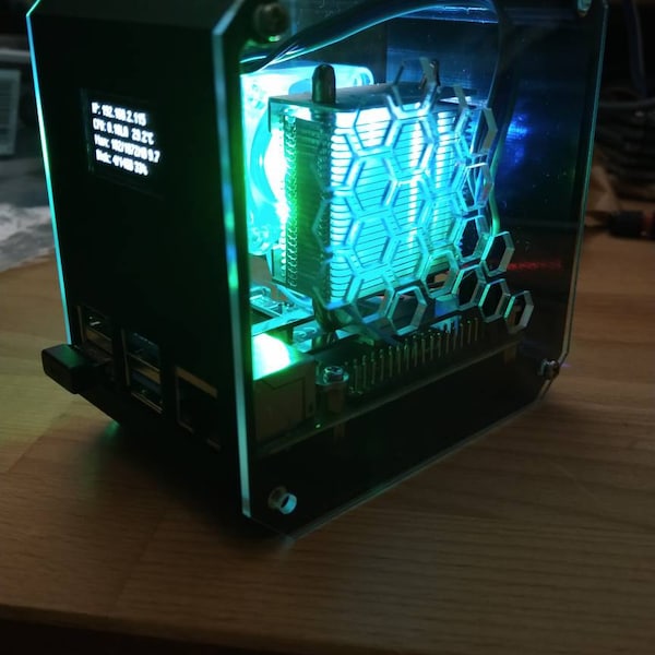 Raspberry Pi 4B Desktop Computer Case - Etsy