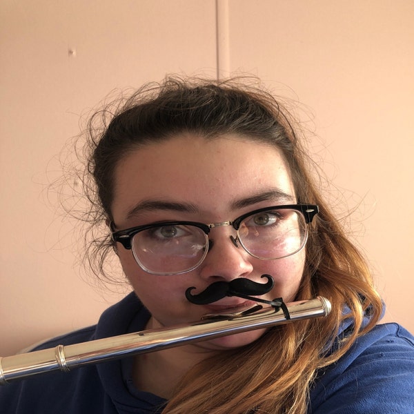 Flute-stache by Brasstache - Gift/accessory for Flute Players - Etsy
