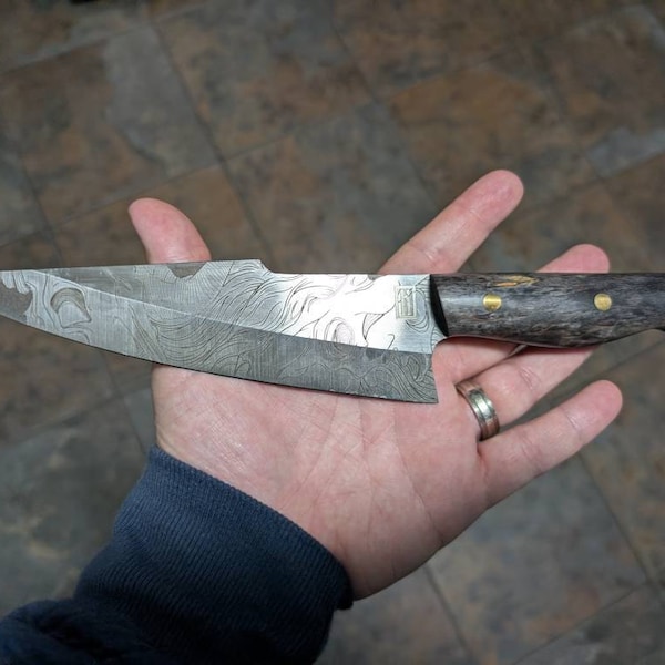 Handmade Chef Knife, Custom Kitchen Knife, Hand Forged Chefs Knife, - Etsy