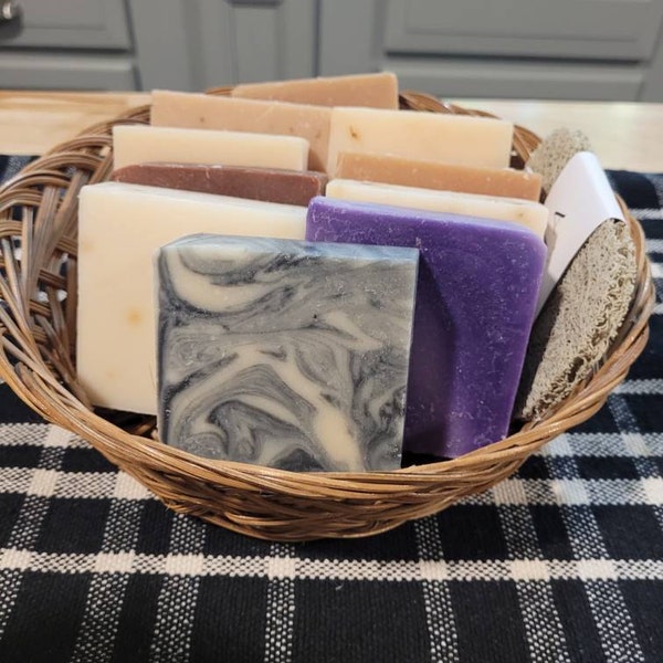 10 Handmade Soaps, Soaps in Bulk, Soap Sale, Assorted Soaps, Natural Soaps, Moisturizing Soaps ...
