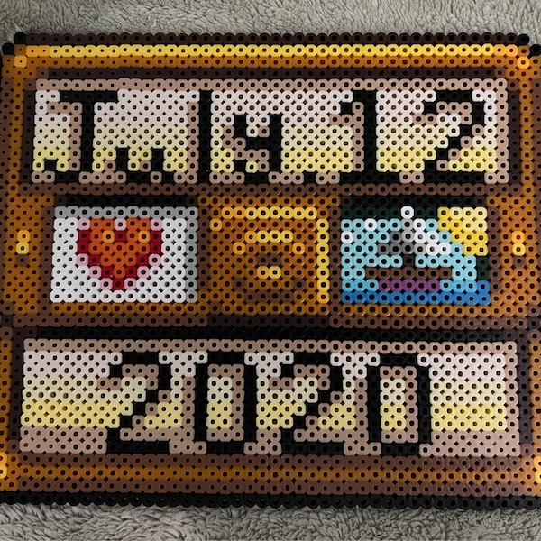 Stardew Valley: Anniversary Clock | Perler Bead Art | Magnets ...