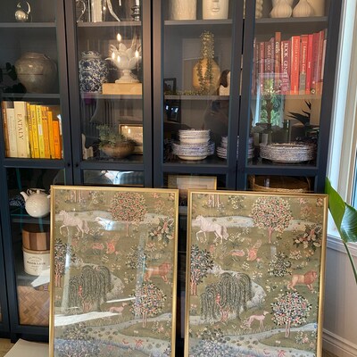 William Morris Inspired Fox Art Print Fox Print Fox Poster - Etsy