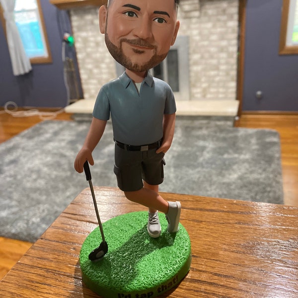 Custom Bobbleheads Golf, Personalized Golf Gifts for Him, Personalized ...
