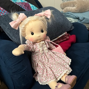 Mia Full Mobile Doll, Waldorf Doll Inspiration, Organic Cotton Doll ...