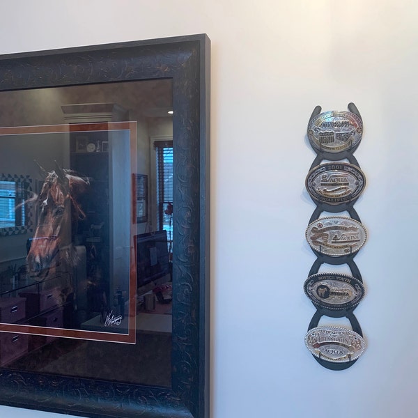 Vertical Belt Buckle Display 3-10 Buckles - Etsy