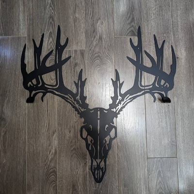 Deer Skull Antlers Dxf/svg Brightnite Metalworx Digital Download Laser ...