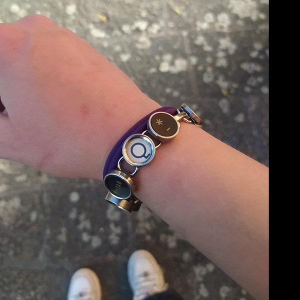 Vintage Typewriter Key Bracelet: A Unique Blend of 11 Typewriters - Etsy