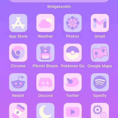 Cute Pastel Kawaii App Icons, Galaxy App Icon Pack, Celestial App Icons ...