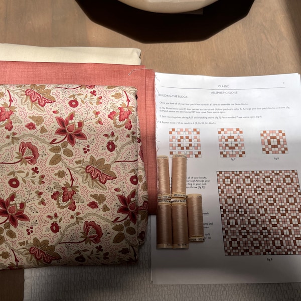 Constance Quilt Kit With Dandi Duo by Robin Pickens Lap or Twin Size - Etsy