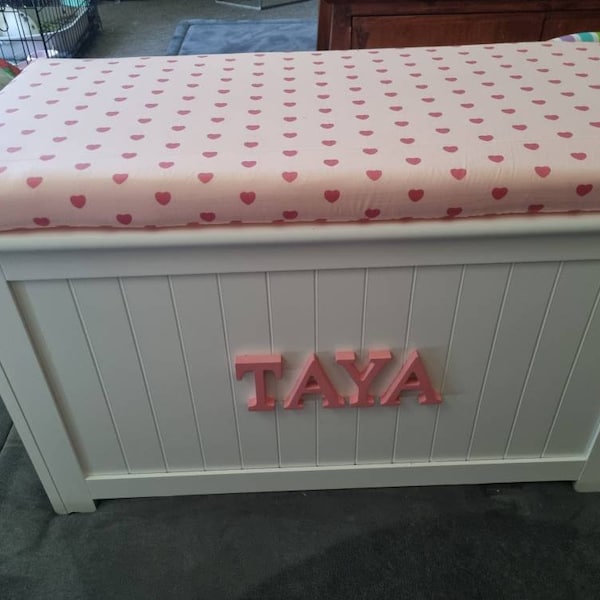 Girls Personalised Toy Box - Etsy