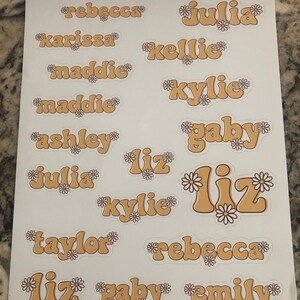 Bride Sticker Waterproof Vinyl Stickers Wedding Bridesmaid - Etsy
