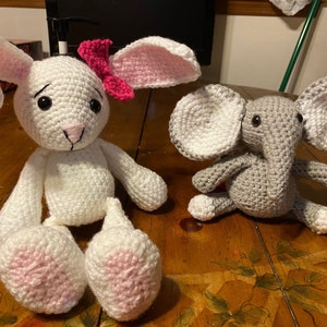 Crochet PATTERN Bunny Rabbit Amigurumi Tutorial PDF in - Etsy