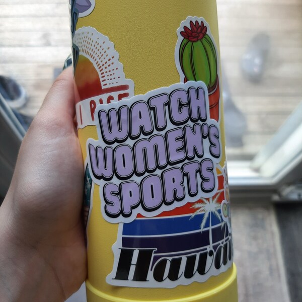 Women in Sports Vinyl Sticker - Etsy