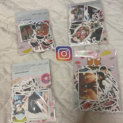 50 Stickers Chainsaw Man Anime Design Cute Aesthetic Stickers Decal ...