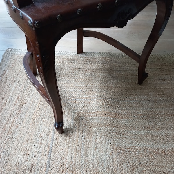 Extra Large Jute Rug in Warm White. Ecologic Jute and Herb Dye Rug ...