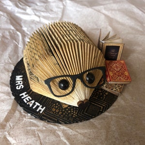 Small Paperbook Hedgehog - Etsy UK