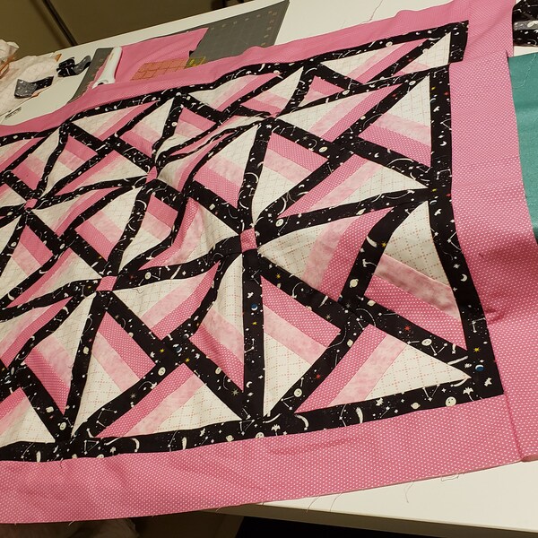 Quilt Pattern - Twisting With the Stars - - Layer Cake or Jelly Roll Hard Copy Version - Etsy