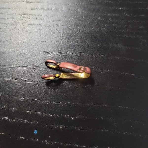 Gold Plated Silver Plated Donut Bail, Donut Holder, Pi Stone Bail ...