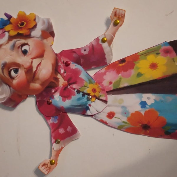 Radishelle Movable Paper Doll DIY Craft Kit, Fun Home Decor, Unique ...