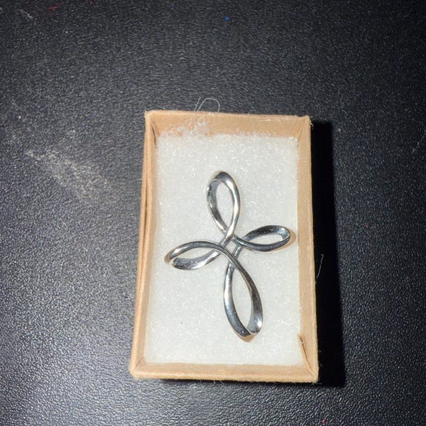 Sterling Silver Celtic Infinity Cross - Double Sided - (pendant Only or ...