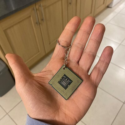 Upcycled Computer Keyring, Processor, RAM Keyring, Christmas Gift ...