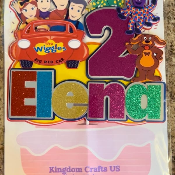 Wiggles Cake Topper, Wiggles Birthday Party, Wiggles Party Decorations ...