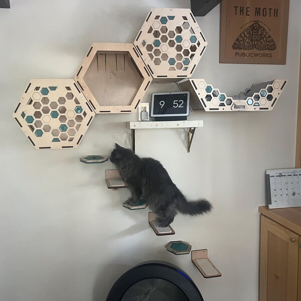 Cat Wall Furniture, Modern Cat Wall Shelves, Cat Wall Bed, Cat Bridge ...