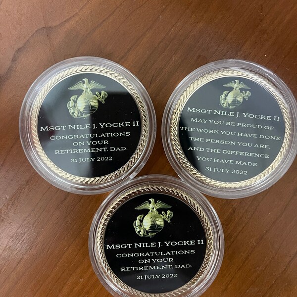 Custom Printed Challenge Coin - Design Your Own Custom Challenge Coin 2 ...