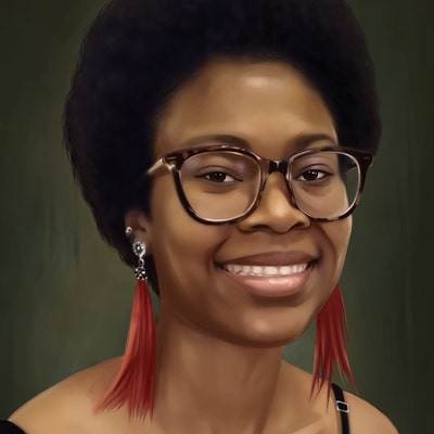 Custom Digital Portrait From Photo , Digital Portrait, Profile Picture ...