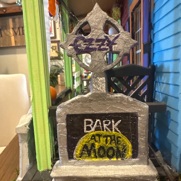 Custom Tombstone || Halloween - Gothic Decorative Tabletop Headstone ...