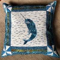 Dancing Narwhal #2 Paper Piecing Pattern With Beluga Option - 16" X 16 ...