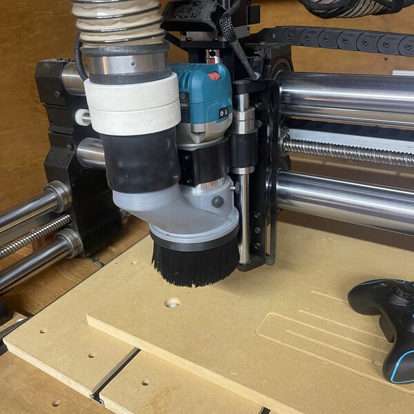 Dustimator © for Onefinity CNC - Makita RT0701C- (with Magnetic ...