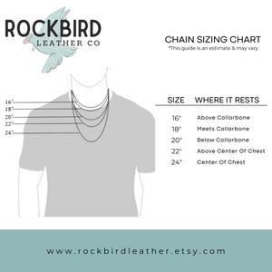 Necklace Chain Size Guide Necklace Chain Template Custom Canva Template ...