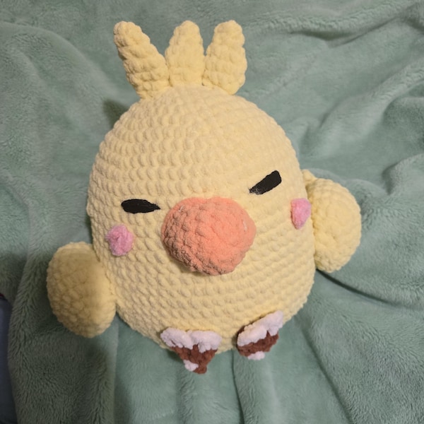 Fat Chocobo Chick Crochet Pattern (DIGITAL DOWNLOAD) - Etsy