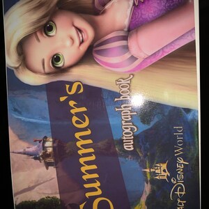 Personalised Moana Autograph Book Disneyland / Disney World - Etsy
